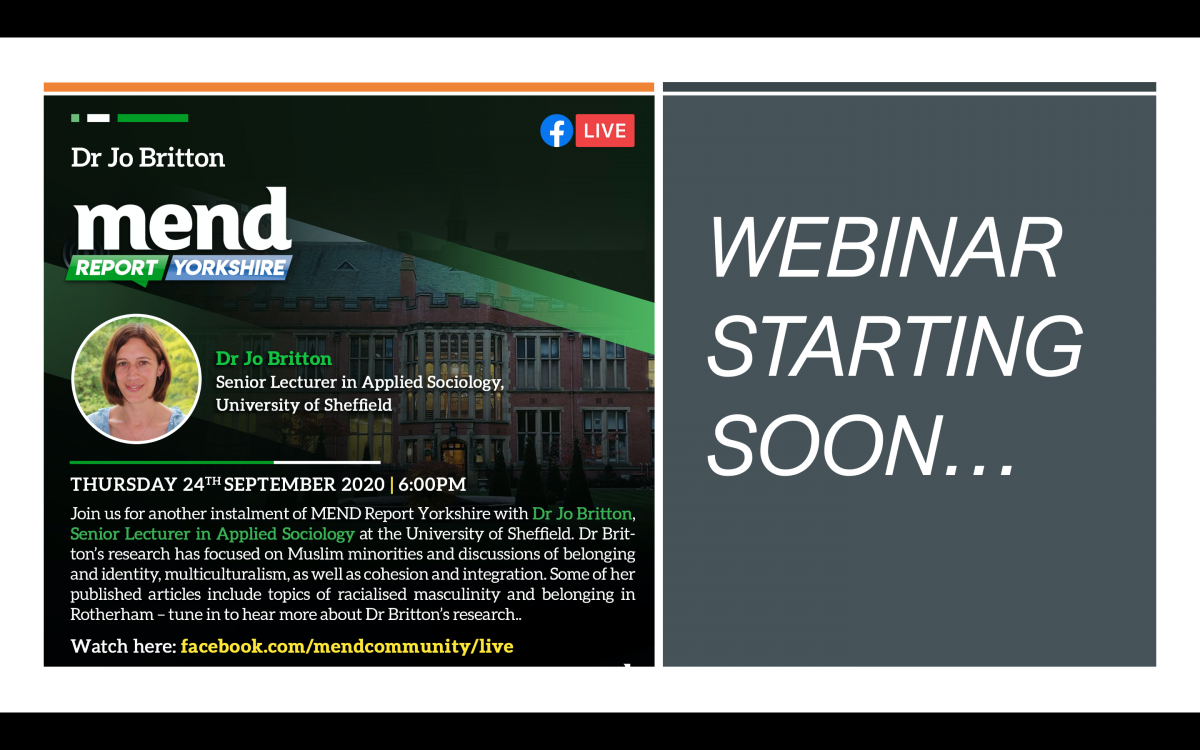 MEND Report Yorkshire with Dr Jo Britton - Muslim Engagement and ...