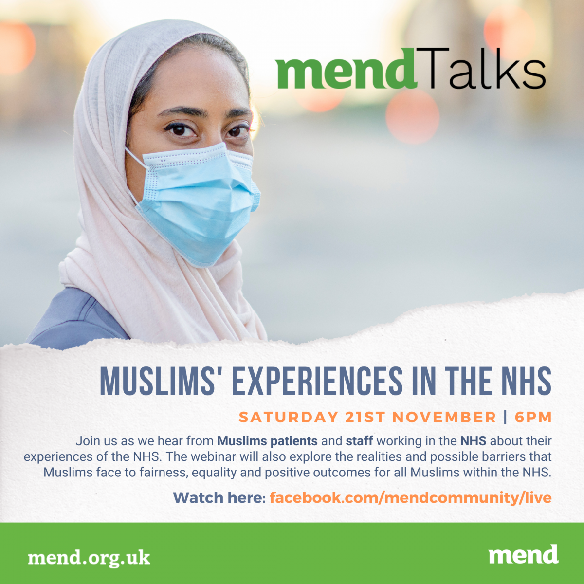 MENDtalks: Muslim Experiences in the NHS - Muslim Engagement and ...